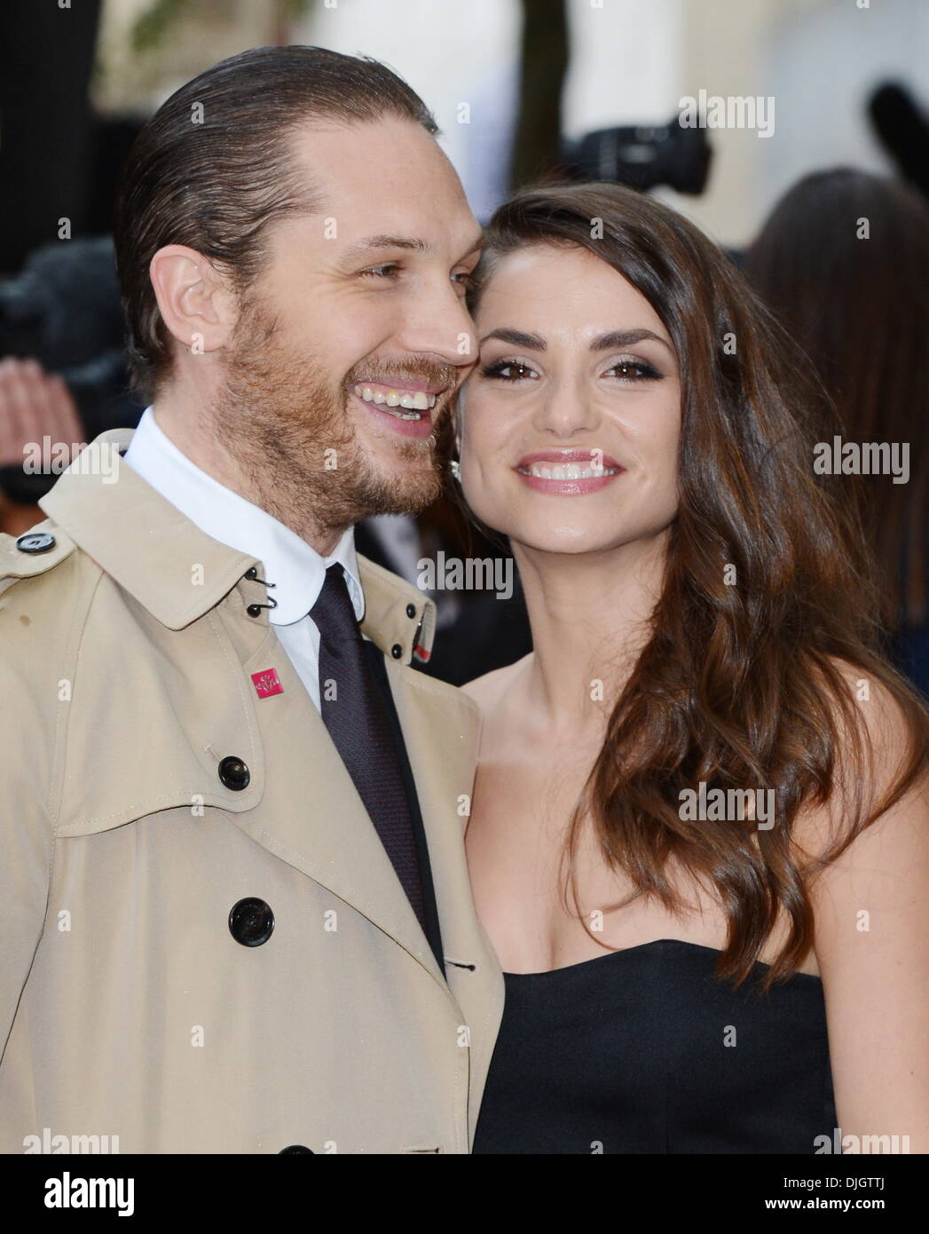 Tom Hardy and Charlotte Riley The European Premiere of 'The Dark Knight ...