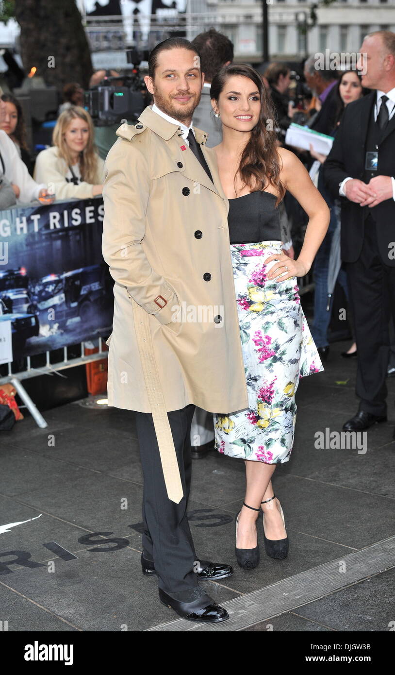 Tom Hardy, Charlotte Riley The European Premiere of 'The Dark Knight ...