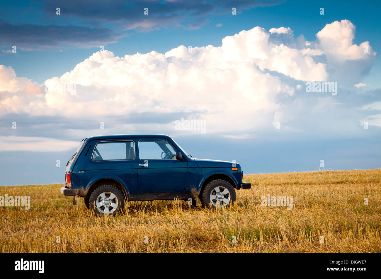 Lada Niva 4x4 Soviet and Russian SUV Stock Photo - Alamy