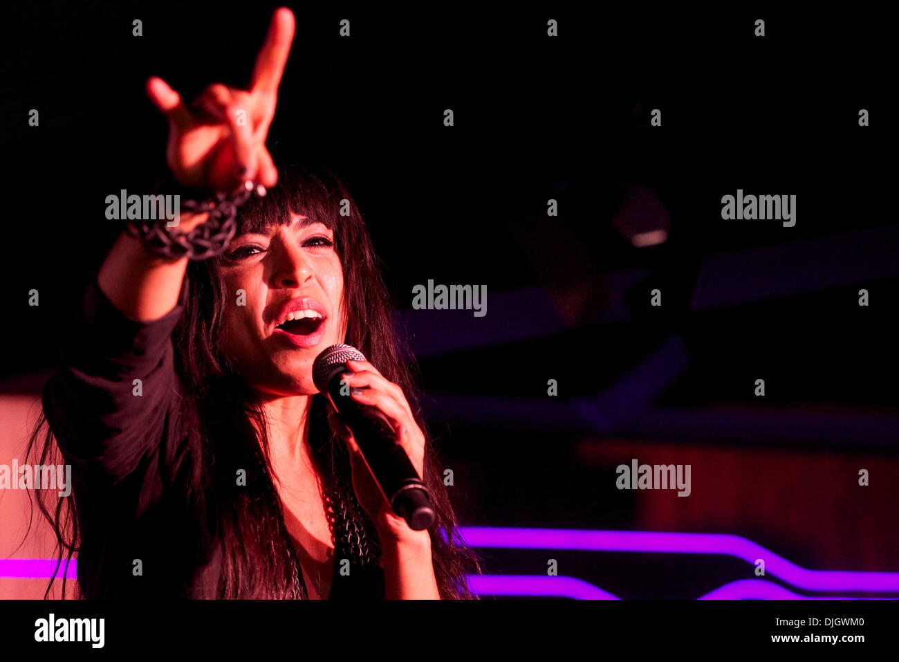 Eurovision 2012 winner Swedish singer Loreen performs 'Euphoria' on ...