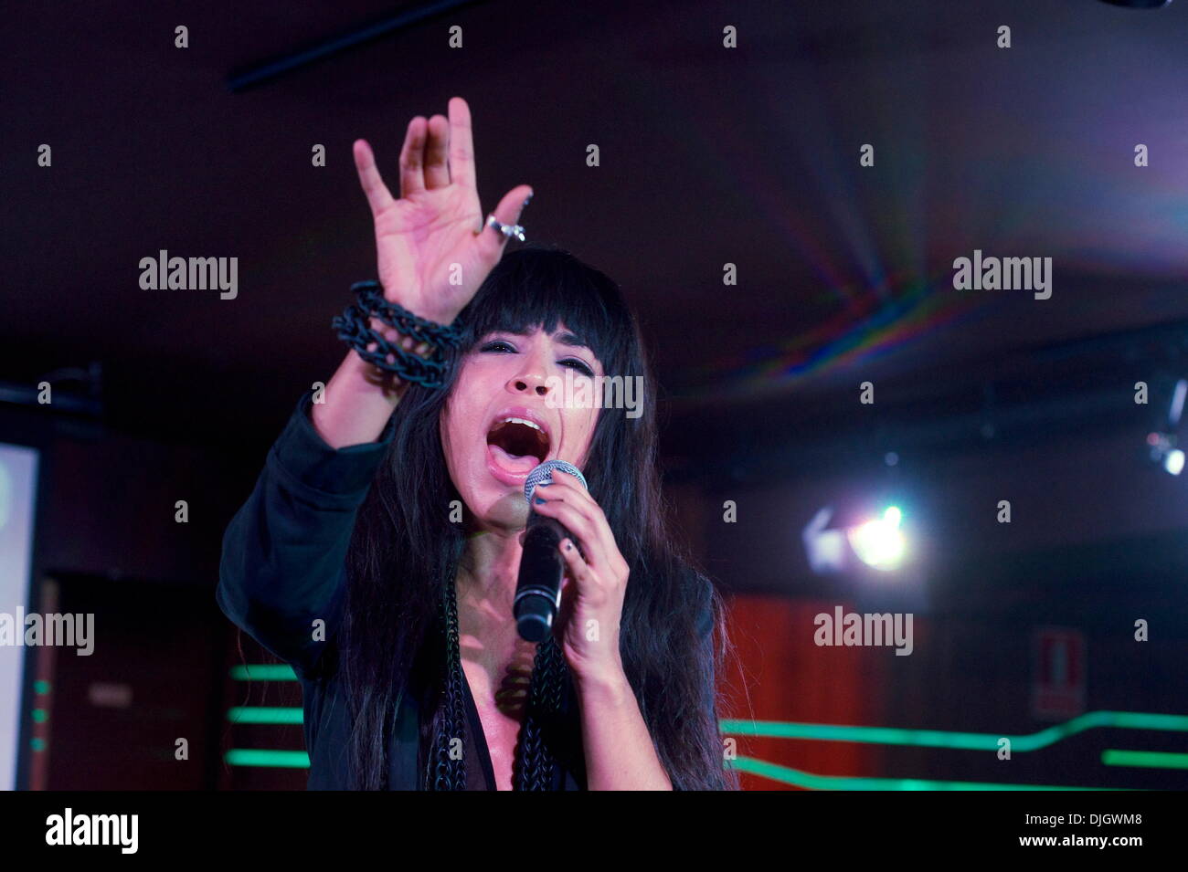 Eurovision 2012 winner Swedish singer Loreen performs 'Euphoria' on ...