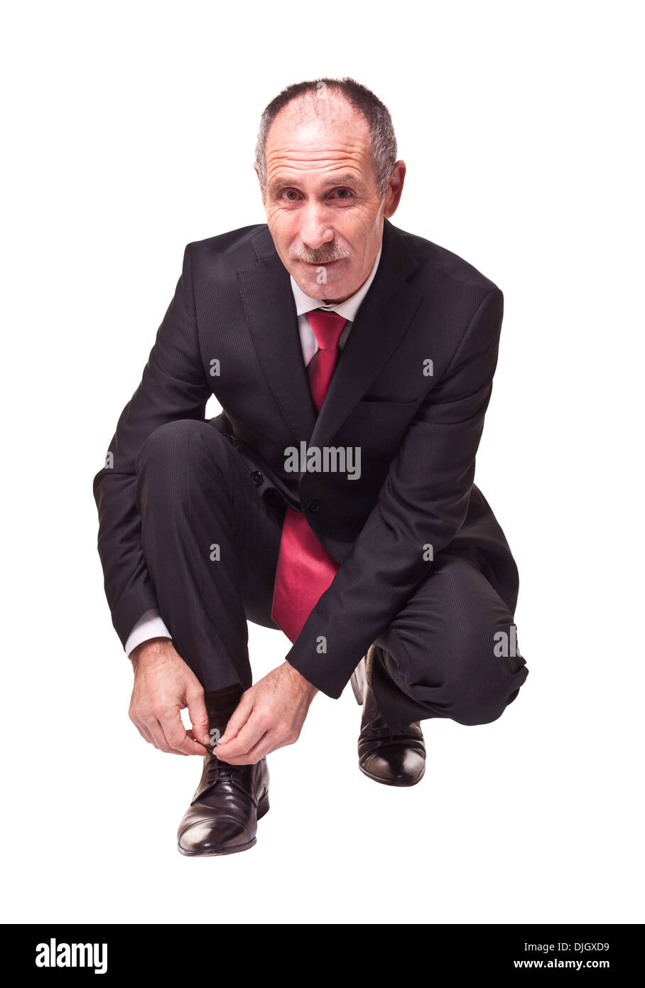 portrait of senior isolated on white background Stock Photo - Alamy