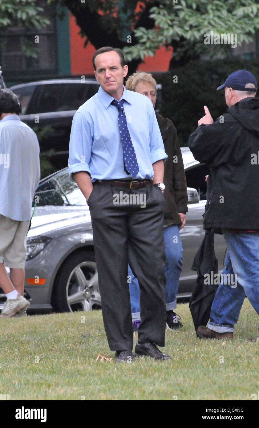Clark Gregg seen on the set of 'Very Good Girls' New York City, USA ...