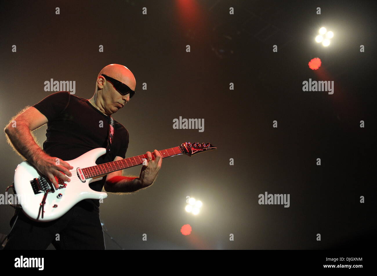 Steve Morse, Steve Vai and Joe Satriani perform during the G3 tour held ...