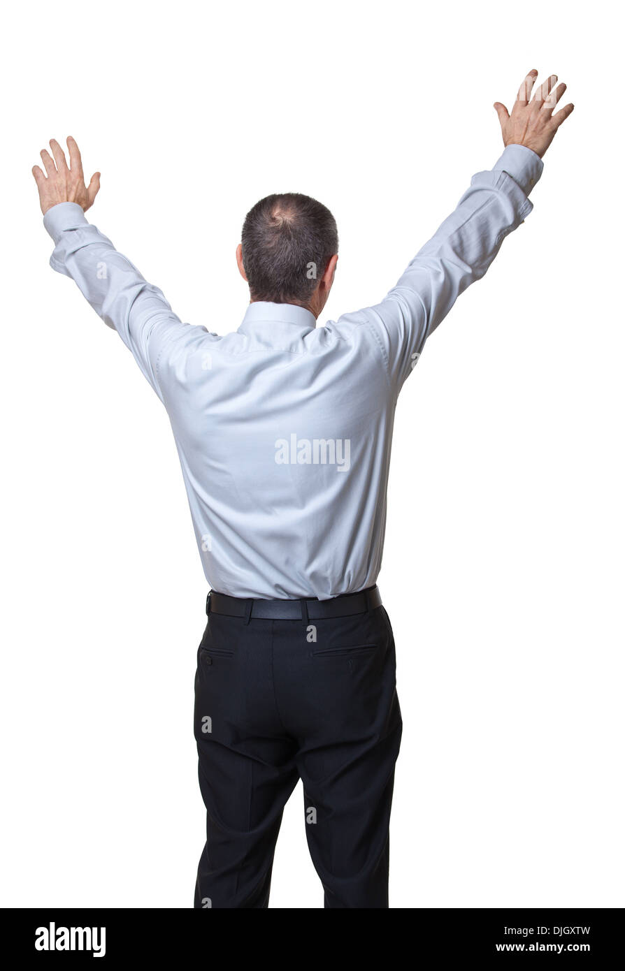 portrait of senior isolated on white background Stock Photo - Alamy
