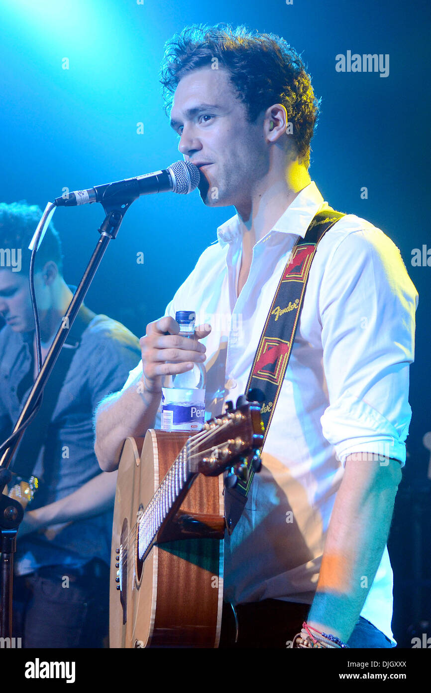 Andy Brown UK boy band Lawson party and performance at G-A-Y London ...