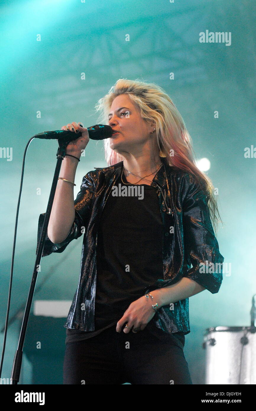 Anglo-American indie rock band The Kills perform during the 37th Paleo ...