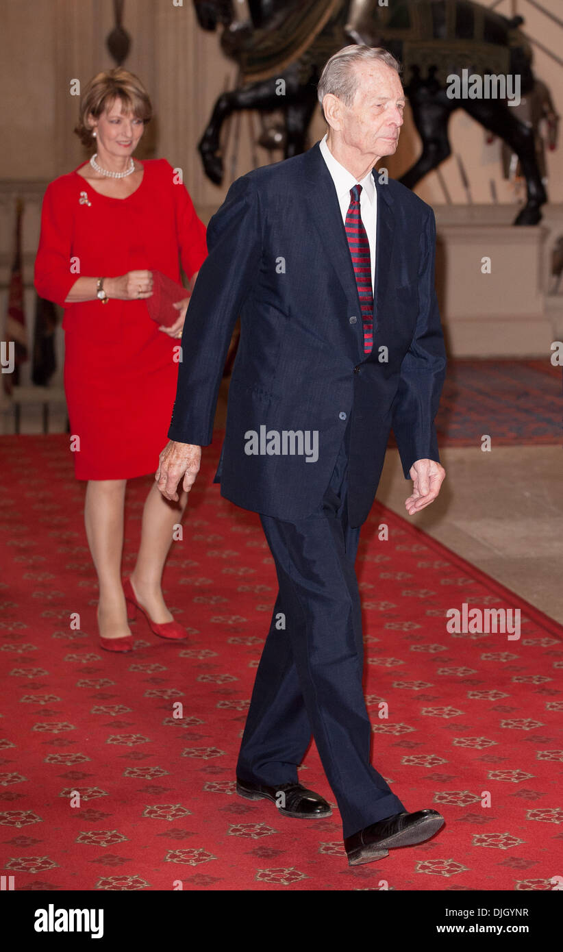 King Michael of Romania Reception held in Waterloo Chamber before ...