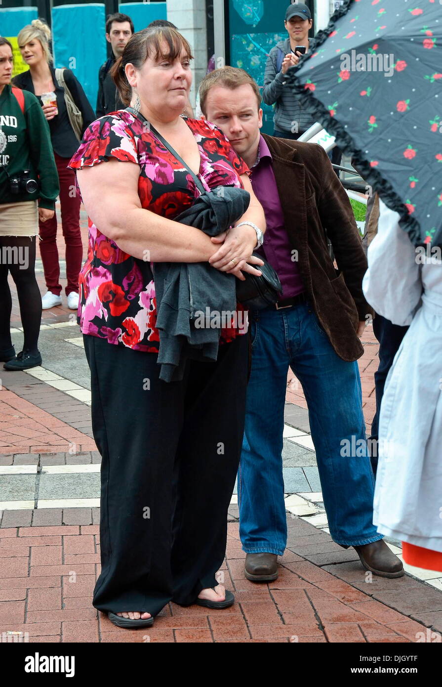Singers Mary Byrne and Richie Hayes film scenes for RTE's Celebrity ...
