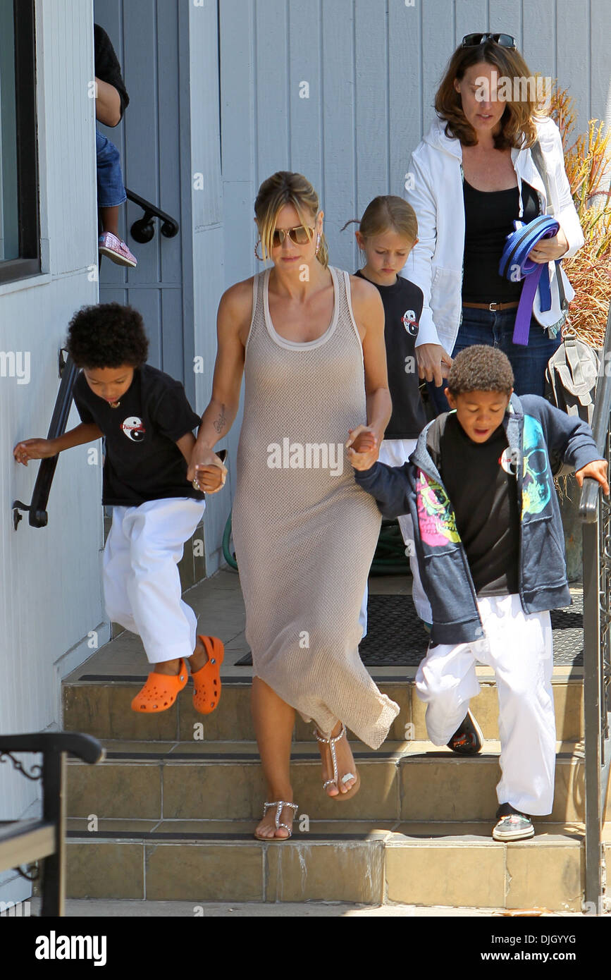 Johan Samuel Heidi Klum Leni Samuel and Henry Samuel Heidi Klum departs ...