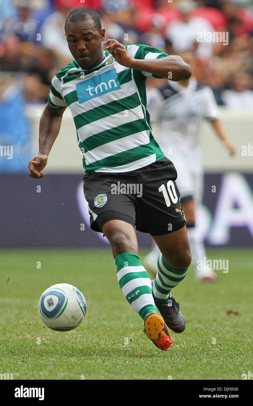 25 July 2010: Sporting Lisbon forward Florent Sinama-Pongolle (#10 ...