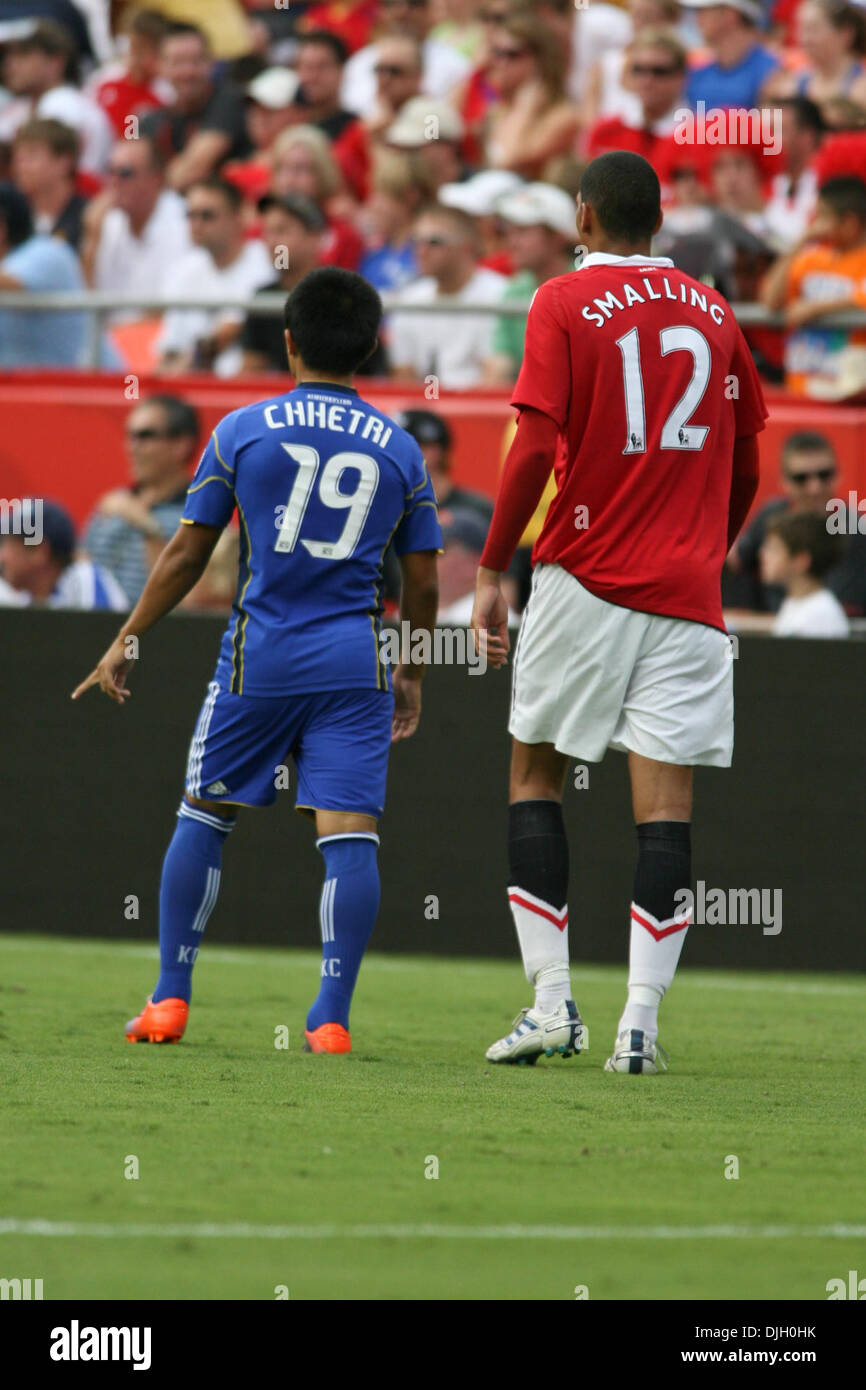 25 July 2010: Kansas City Wizards defeated Manchester United 2-1 during ...