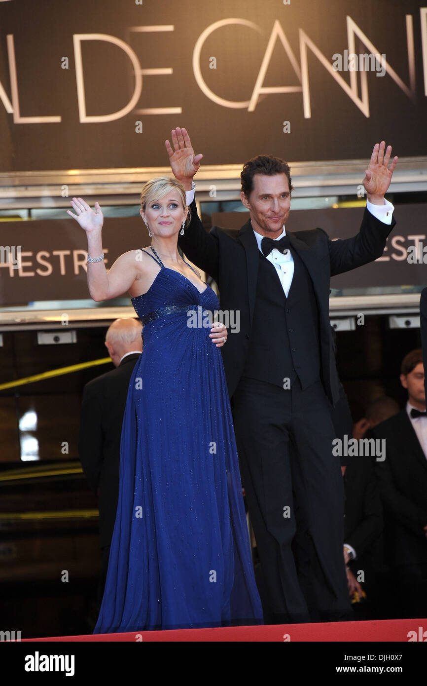 Reese Witherspoon and Matthew McConaughey 'Mud' premiere during the 65th Annual Cannes Film ...