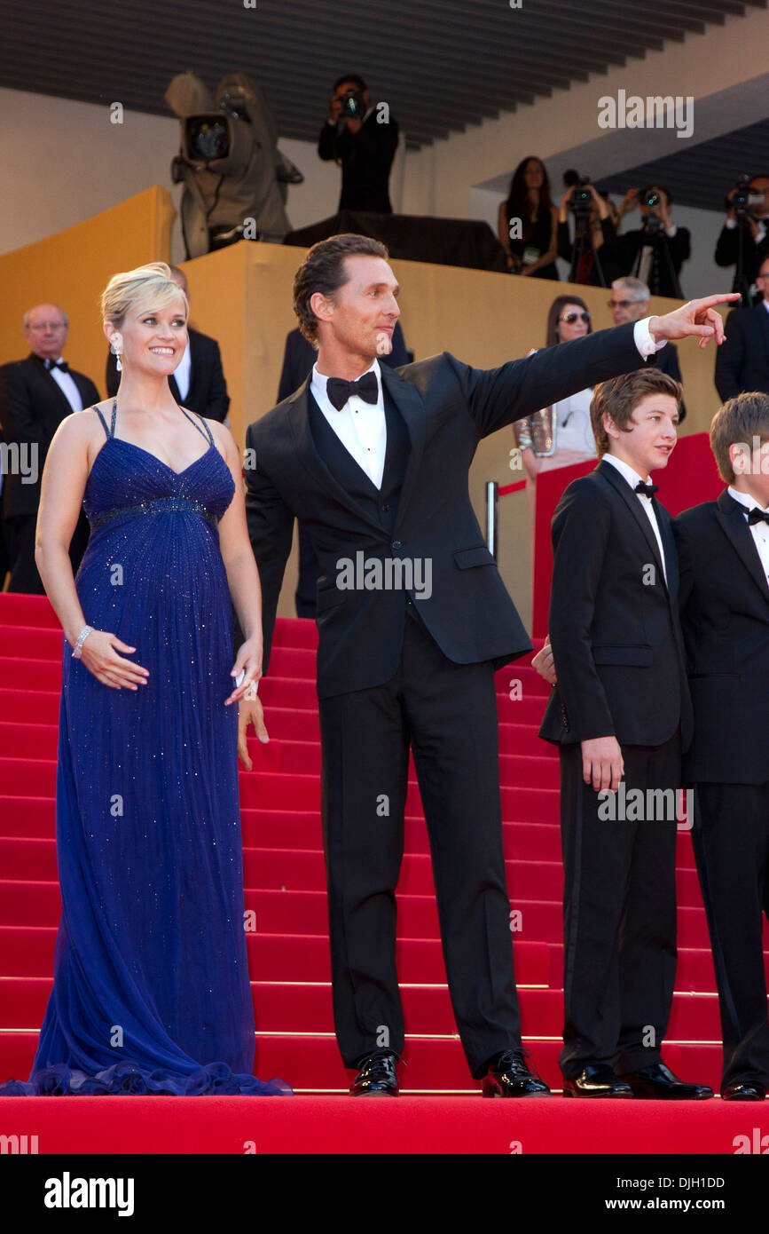 Reese Witherspoon and Matthew McConaughey 'Mud' premiere during 65th Annual Cannes Film Festival ...