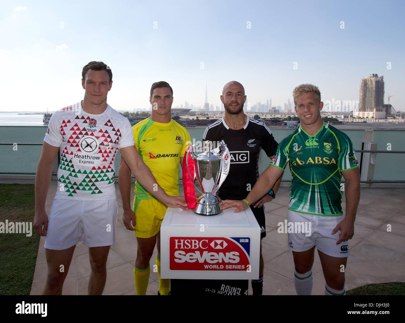 Dubai, United Arab Emirates. 27th Nov, 2013. Tom Powel, ED Jenkins, D J ...