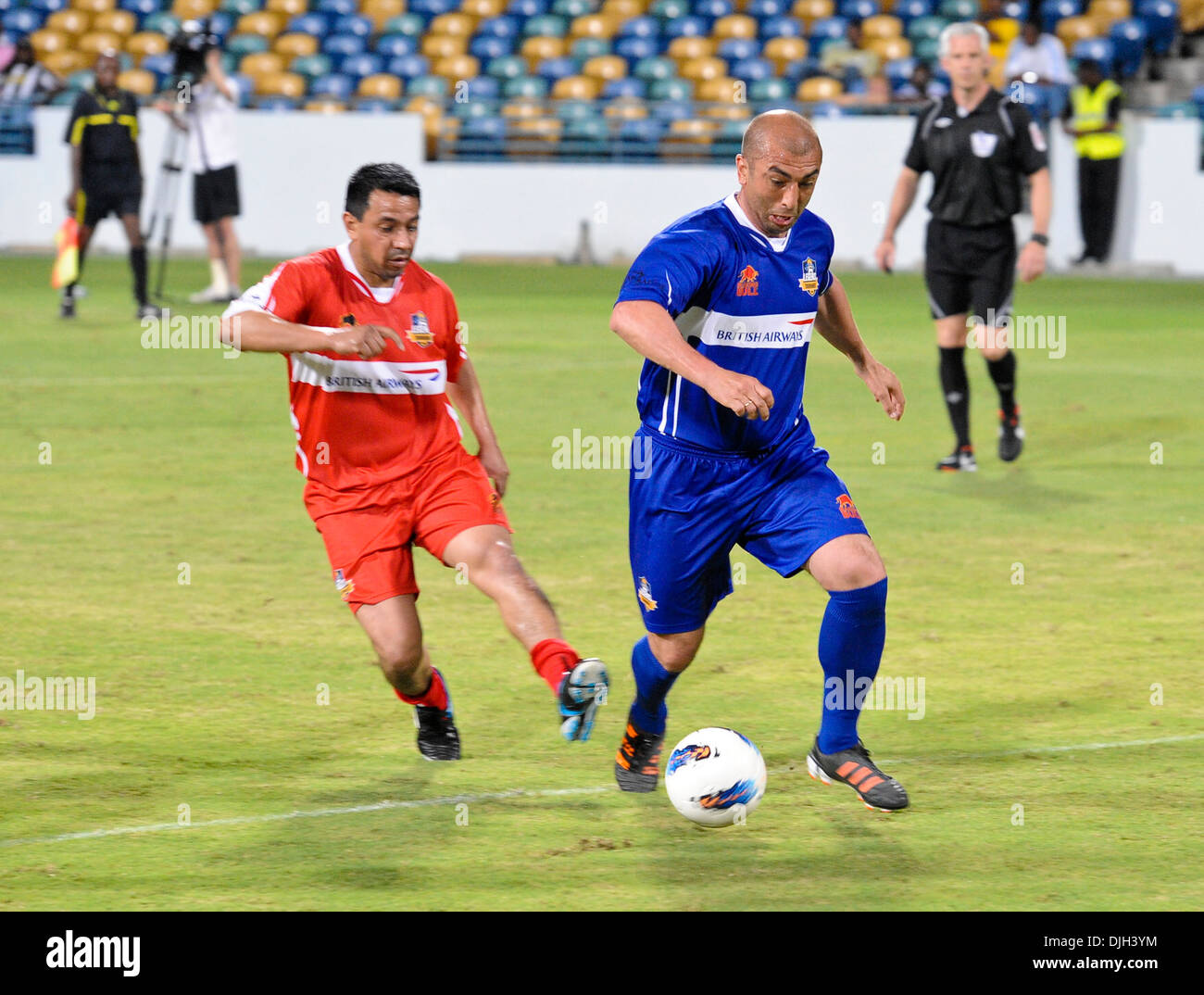 Di Matteo Barbados Football Legends Tournament held at Kensington Oval ...