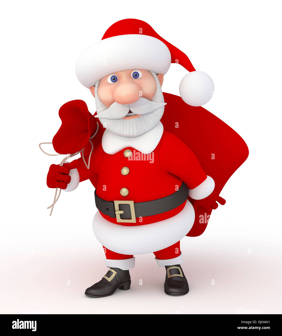 New Year's congratulation from Santa Claus Stock Photo - Alamy