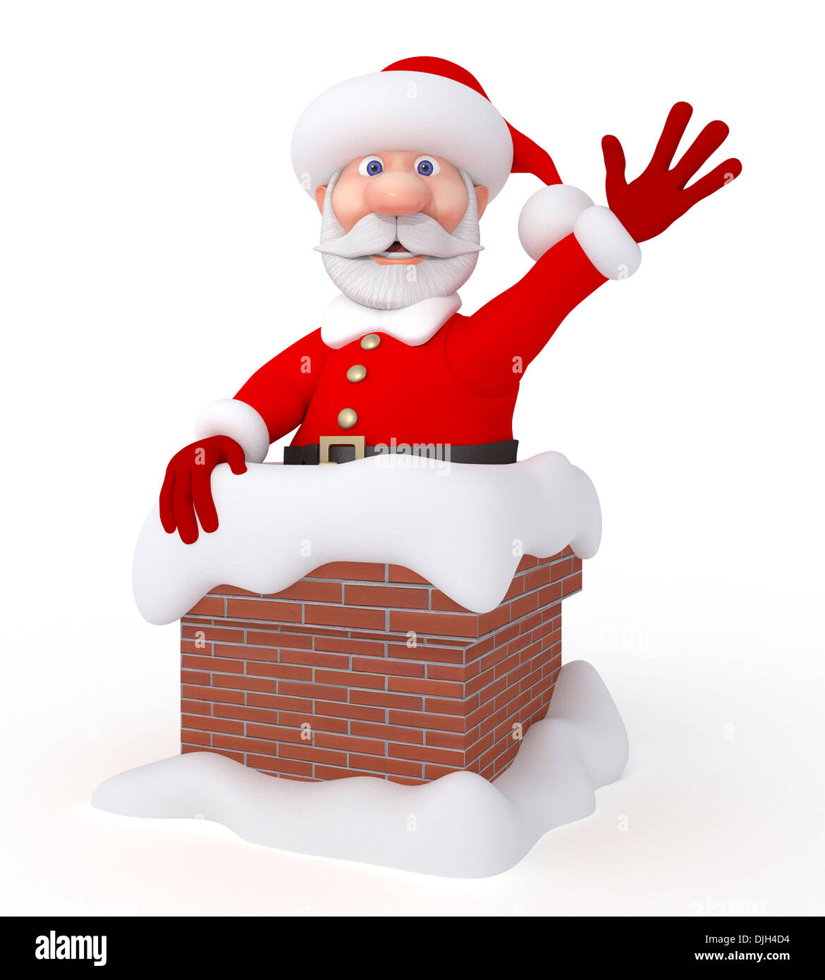 New Year's congratulation from Santa Claus Stock Photo - Alamy