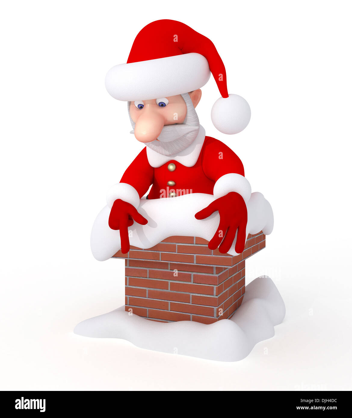 New Year's congratulation from Santa Claus Stock Photo - Alamy
