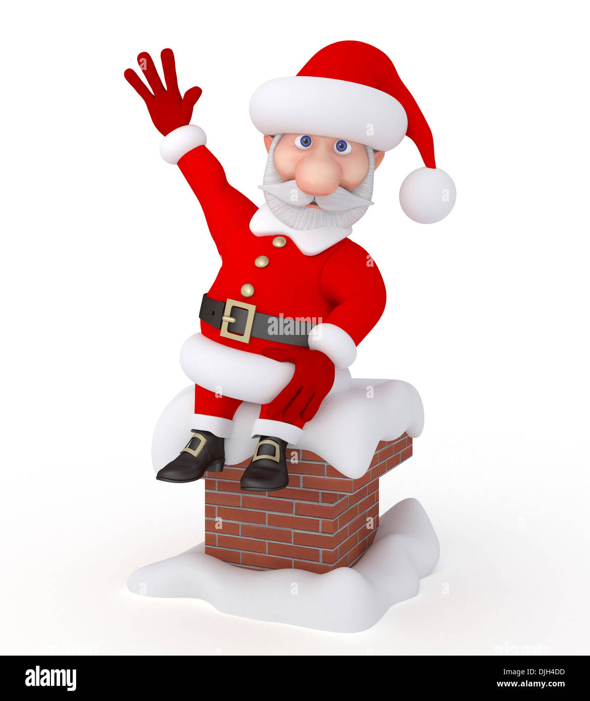 New Year's congratulation from Santa Claus Stock Photo - Alamy