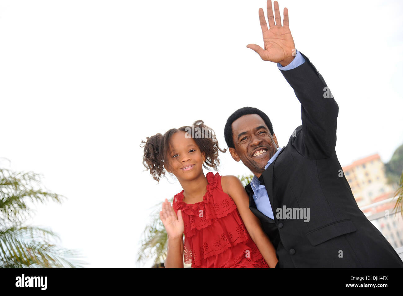 Quvenzhane Wallis and Dwight Henry 'Beasts of Southern Wild' photocall ...