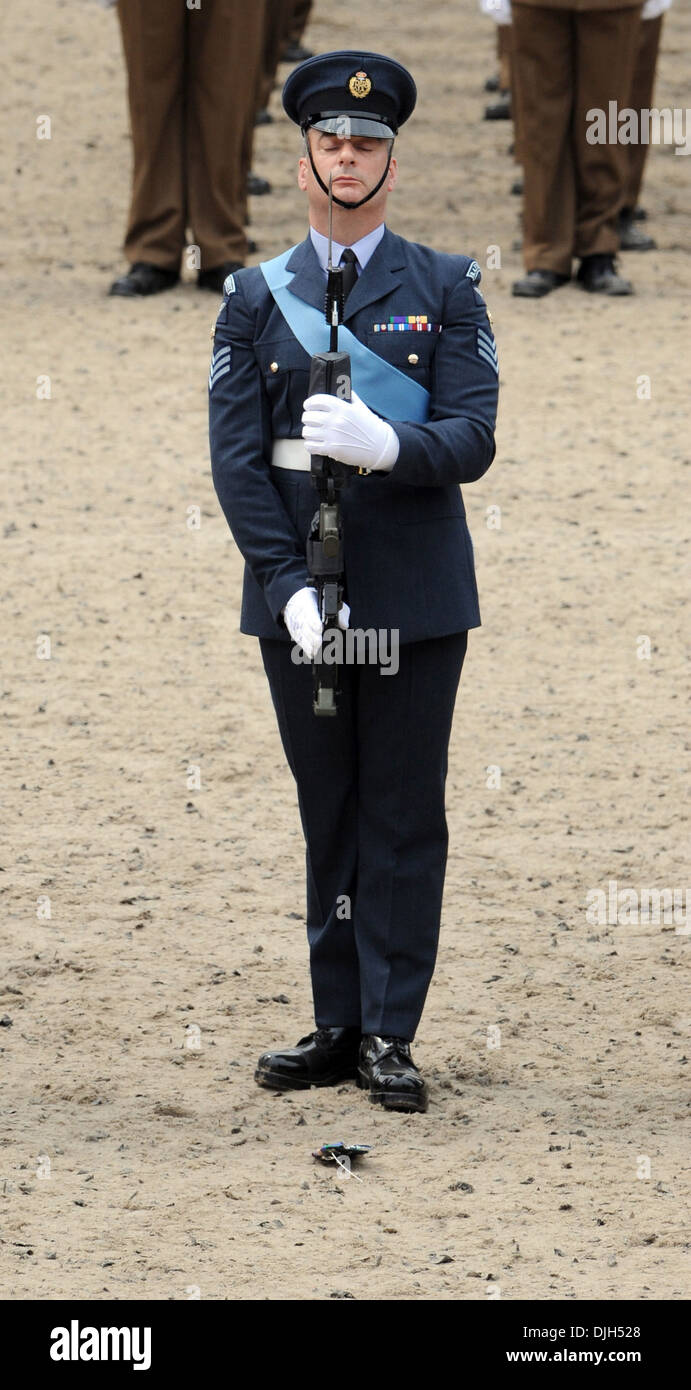 Military personnel during Armed ces Diamond Jubilee Parade and Muster ...