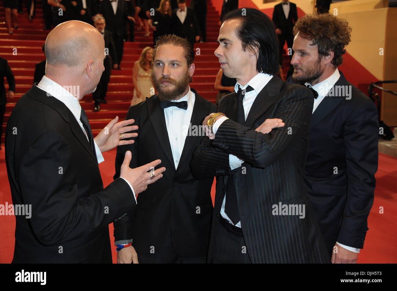 John Hillcoat, Tom Hardy, Nick Cave and Jason Clark 'Lawless' premiere ...
