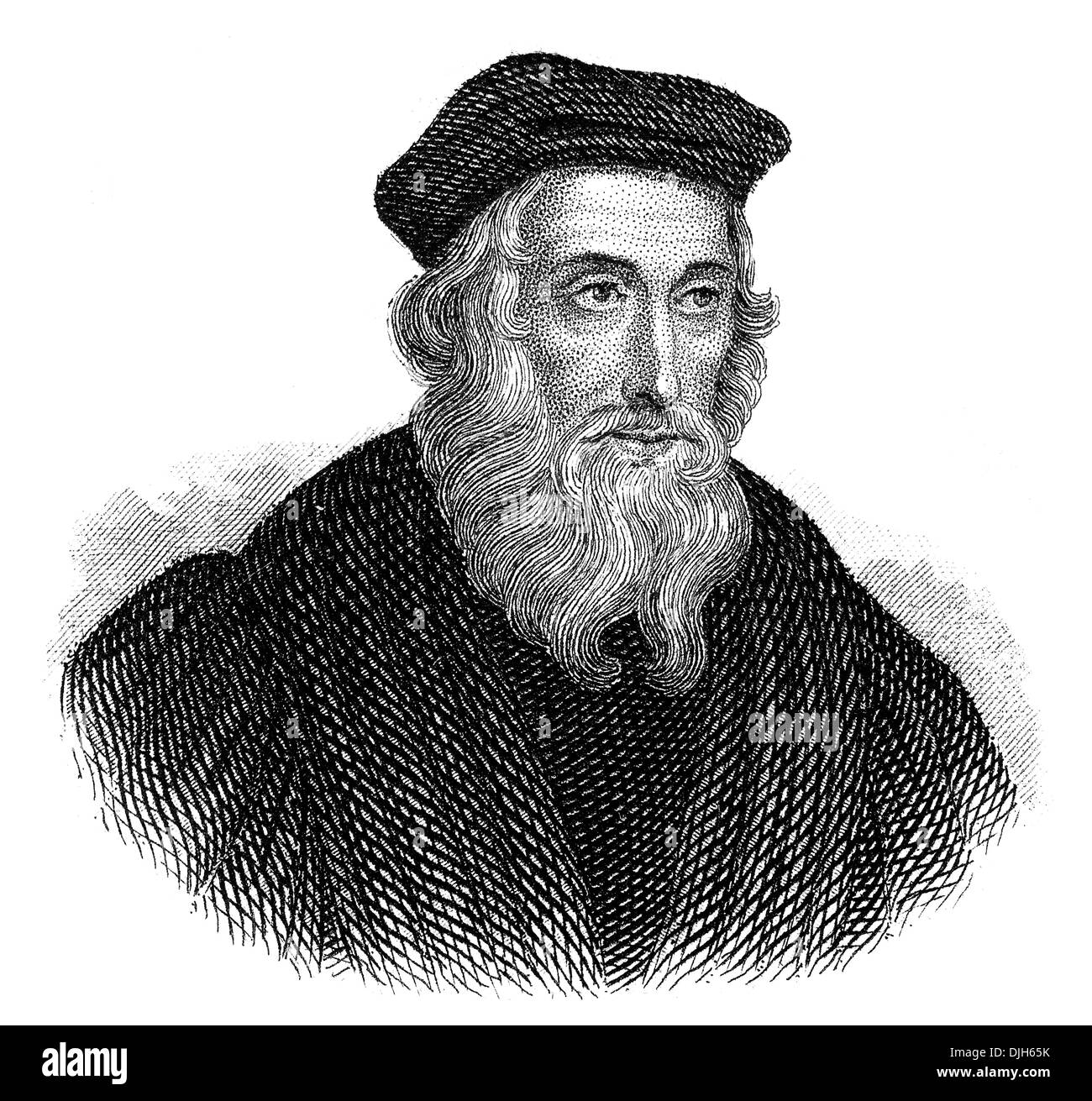 John Wycliffe Doctor evangelicus, 1330 - 1384, an English philosopher ...
