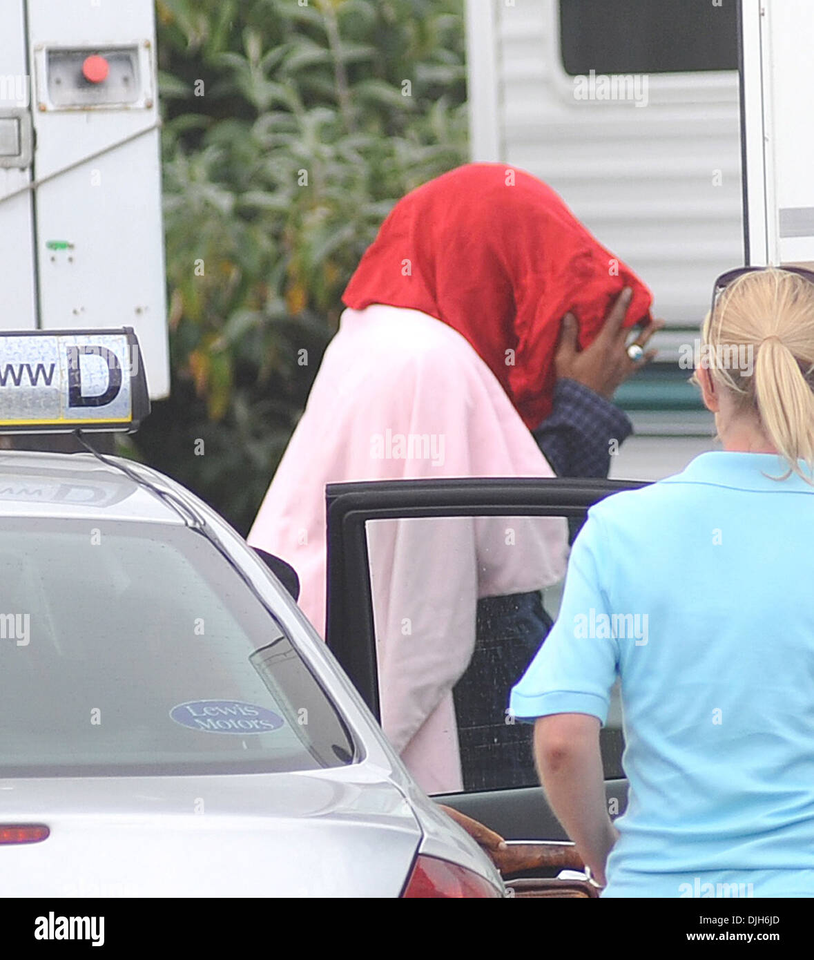Andre Benjamin aka Andre 3000 Celebrities on film set of Jimi Hendrix ...