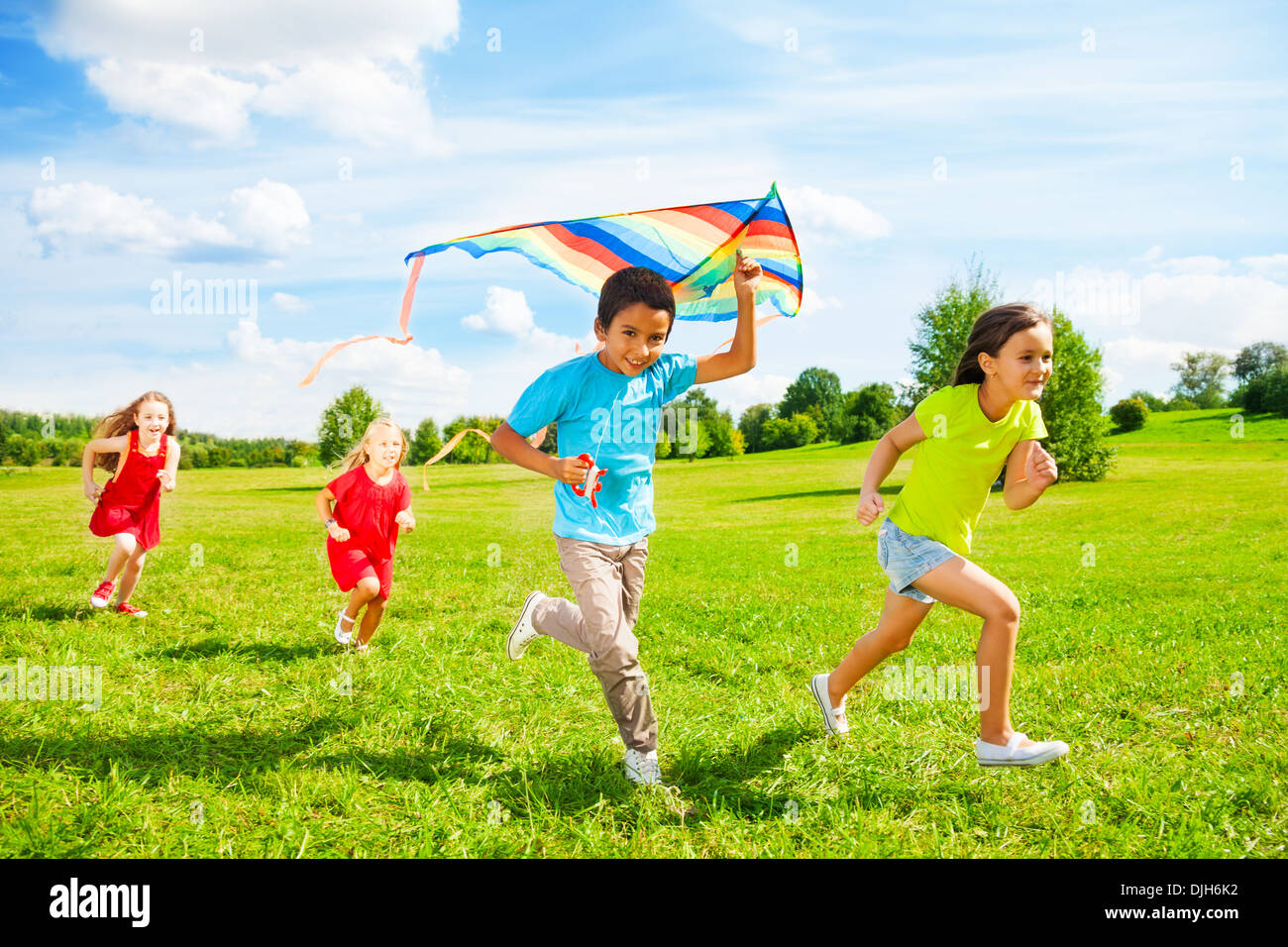 Little Kids Running Around