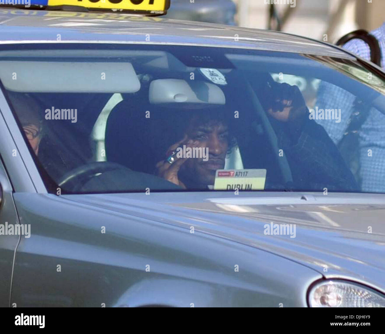 Andre Benjamin aka Andre 3000 Celebrities on film set of Jimi Hendrix ...