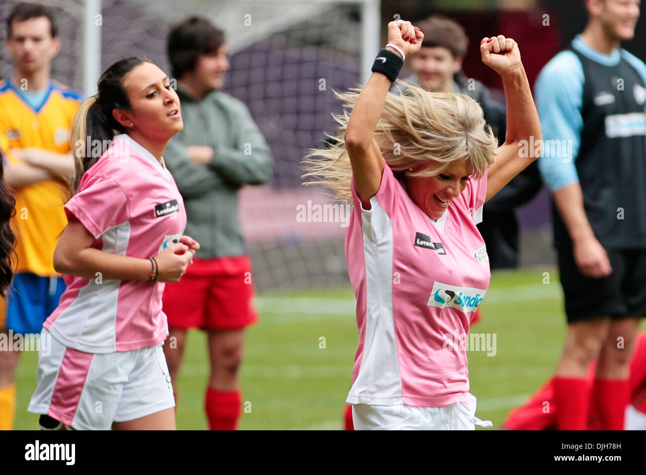 Sam Fox Celebrity Soccer Six match held at West Ham Football Club ...