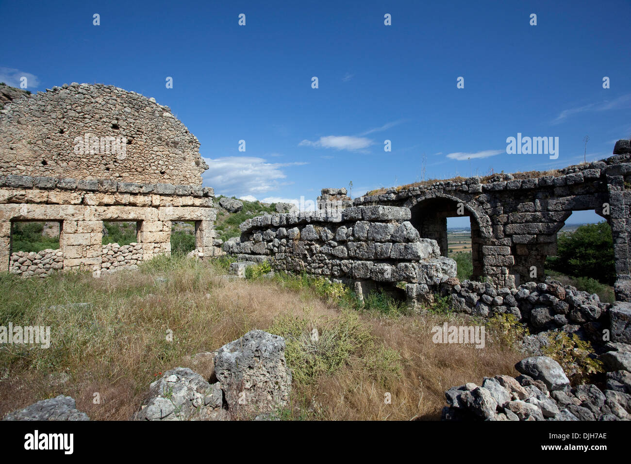 Scenic view of Silyon ancient city Antalya Turkey Stock Photo - Alamy