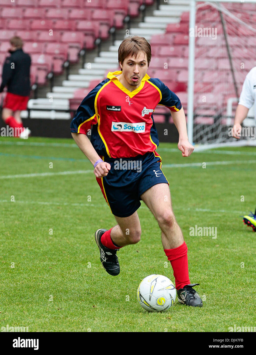 Joe Thomas Celebrity Soccer Six match held at West Ham Football Club ...
