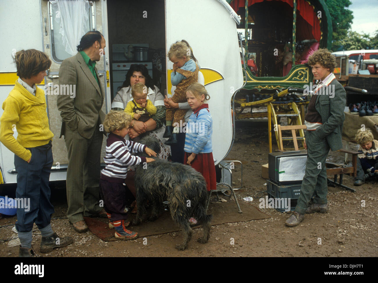 1980 family caravan hi-res stock photography and images - Alamy