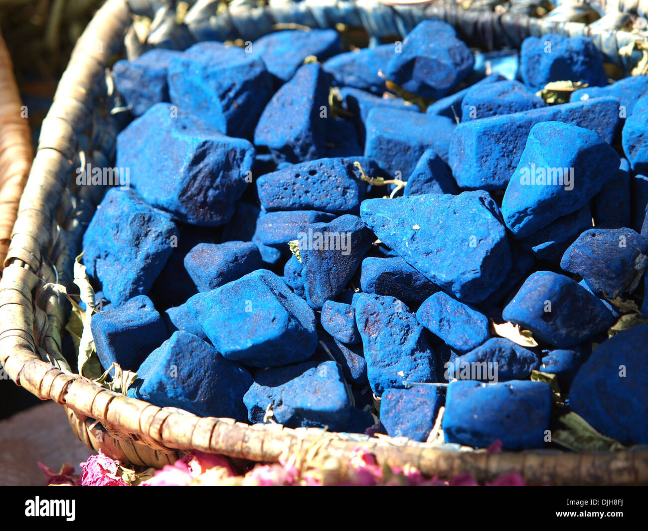 Indigo dye blocks hi-res stock photography and images - Alamy