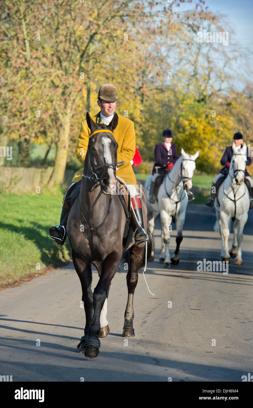 The Berkeley Hunt ride from their kennels to a November meeting at the ...