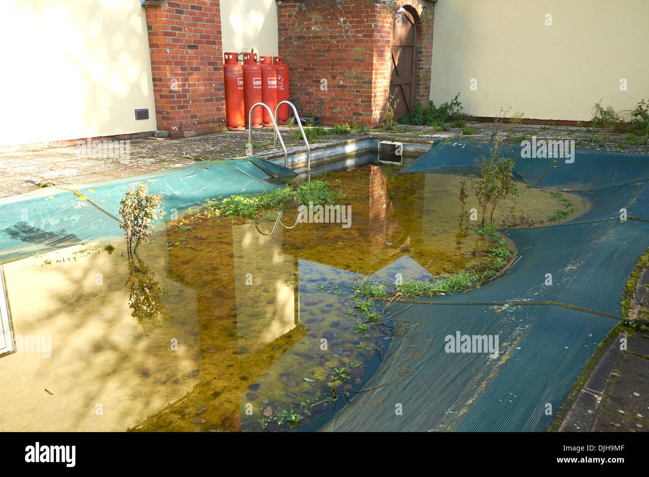 Disused swimming pool Stock Photo - Alamy