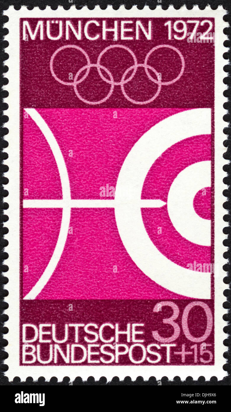 Postage Stamp Germany Deutsche Post High Resolution Stock Photography ...