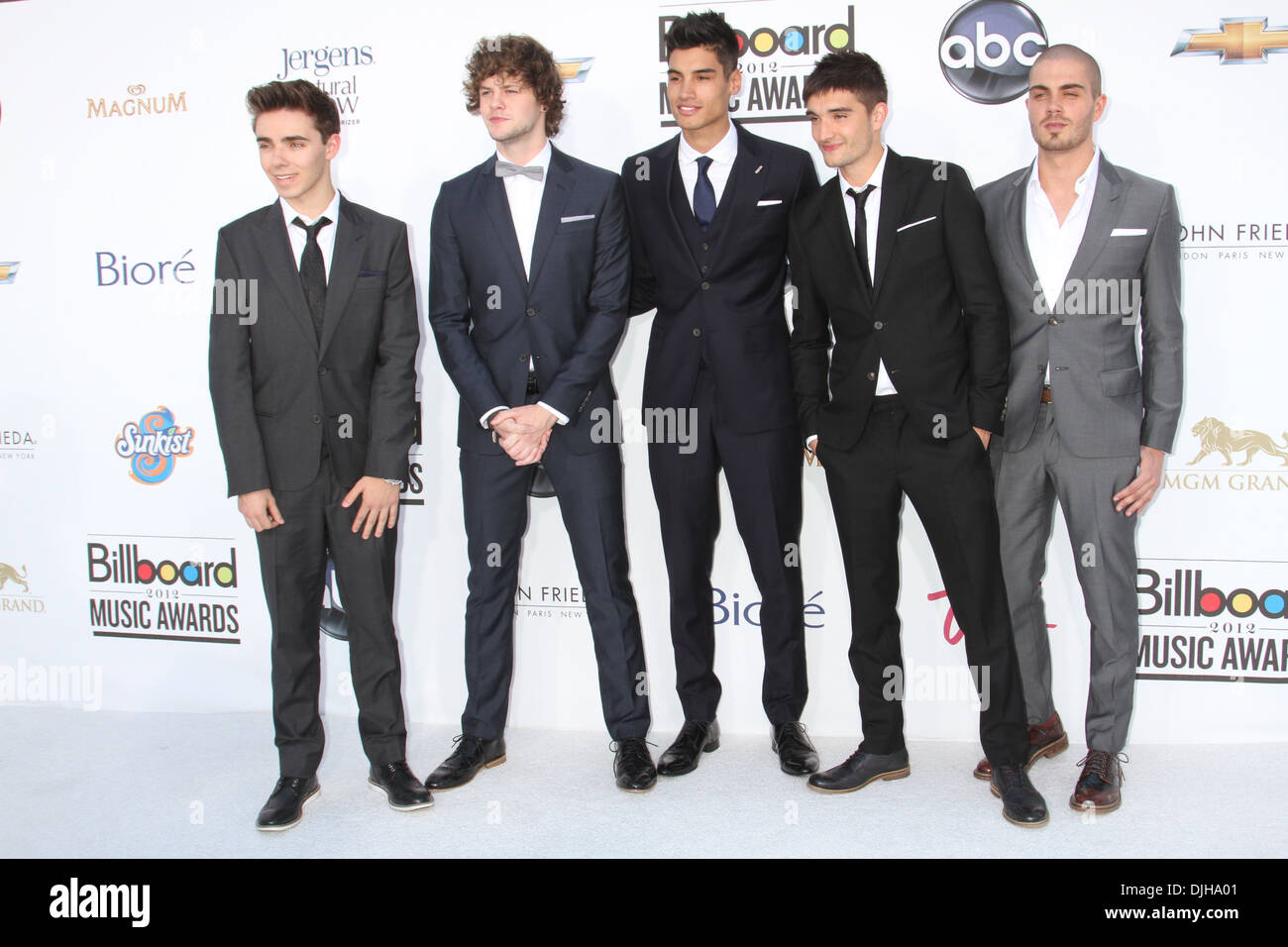The Wanted 2012 Billboard Music Awards held at MGM Grand Garden Arena ...
