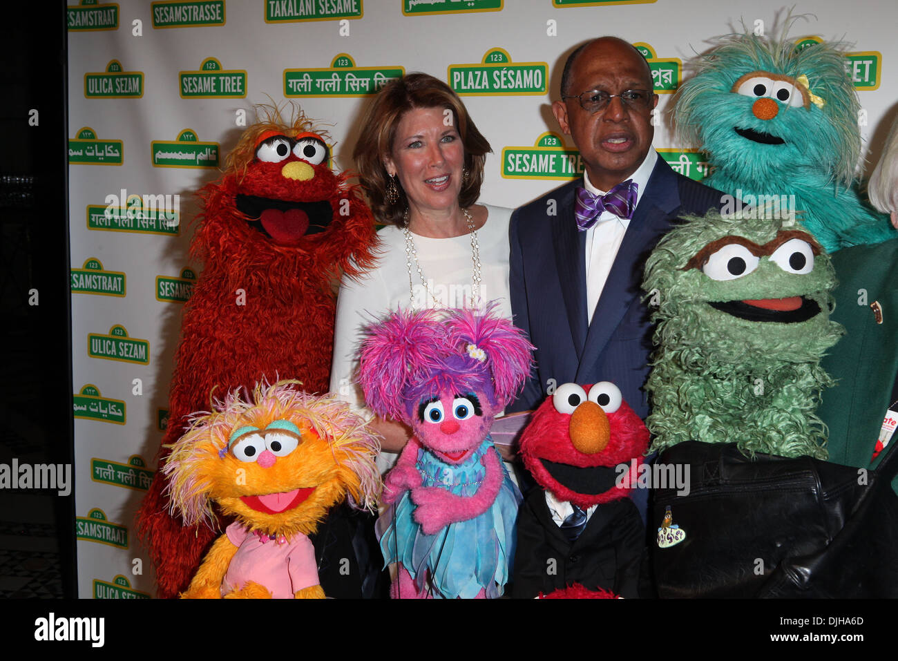 Sherrie Westin Elmo Melvin Ming and rest of Sesame Street Muppets Jon ...