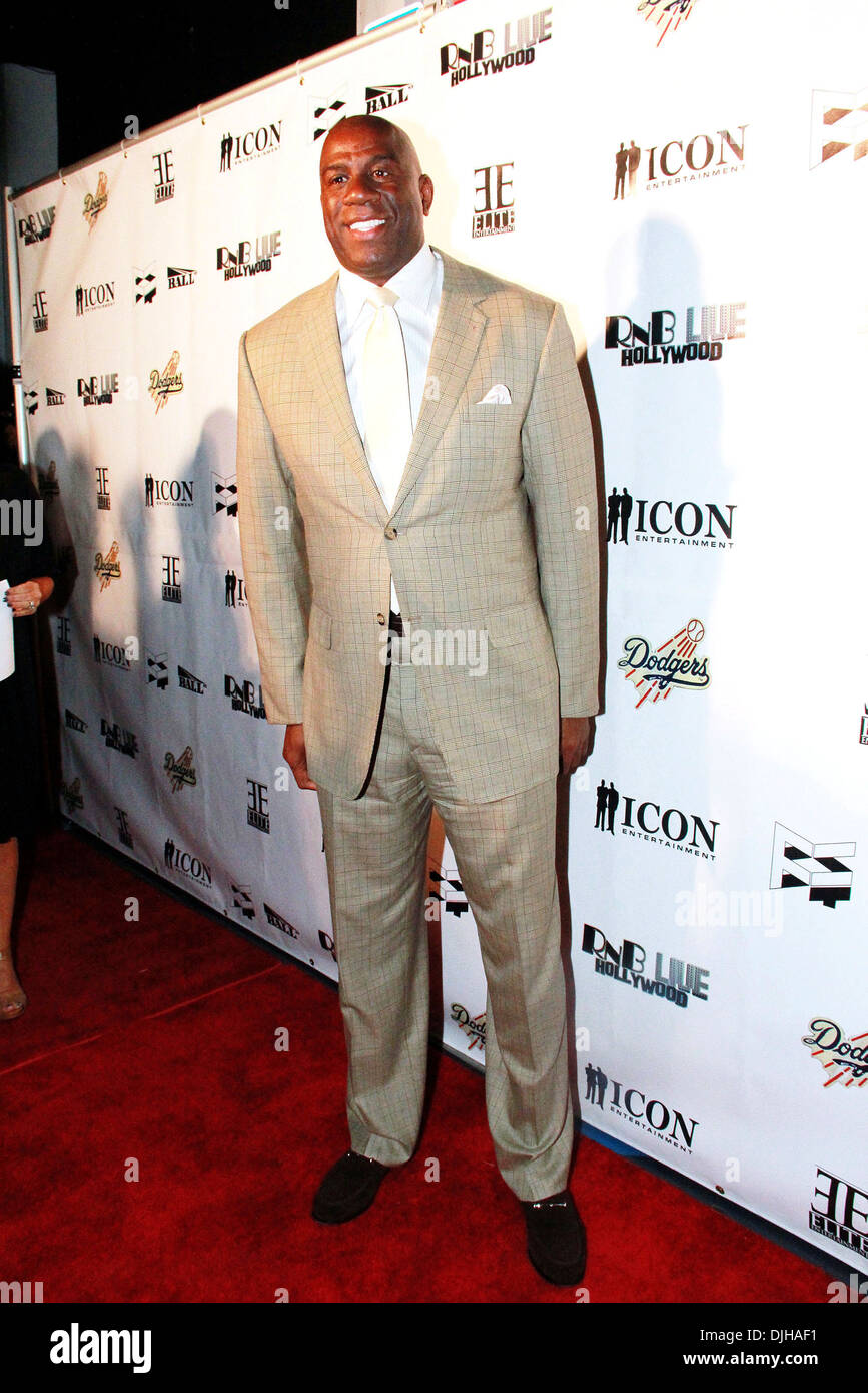 Magic Johnson Celebration of Magic Johnson involvement with LA Dodgers ...