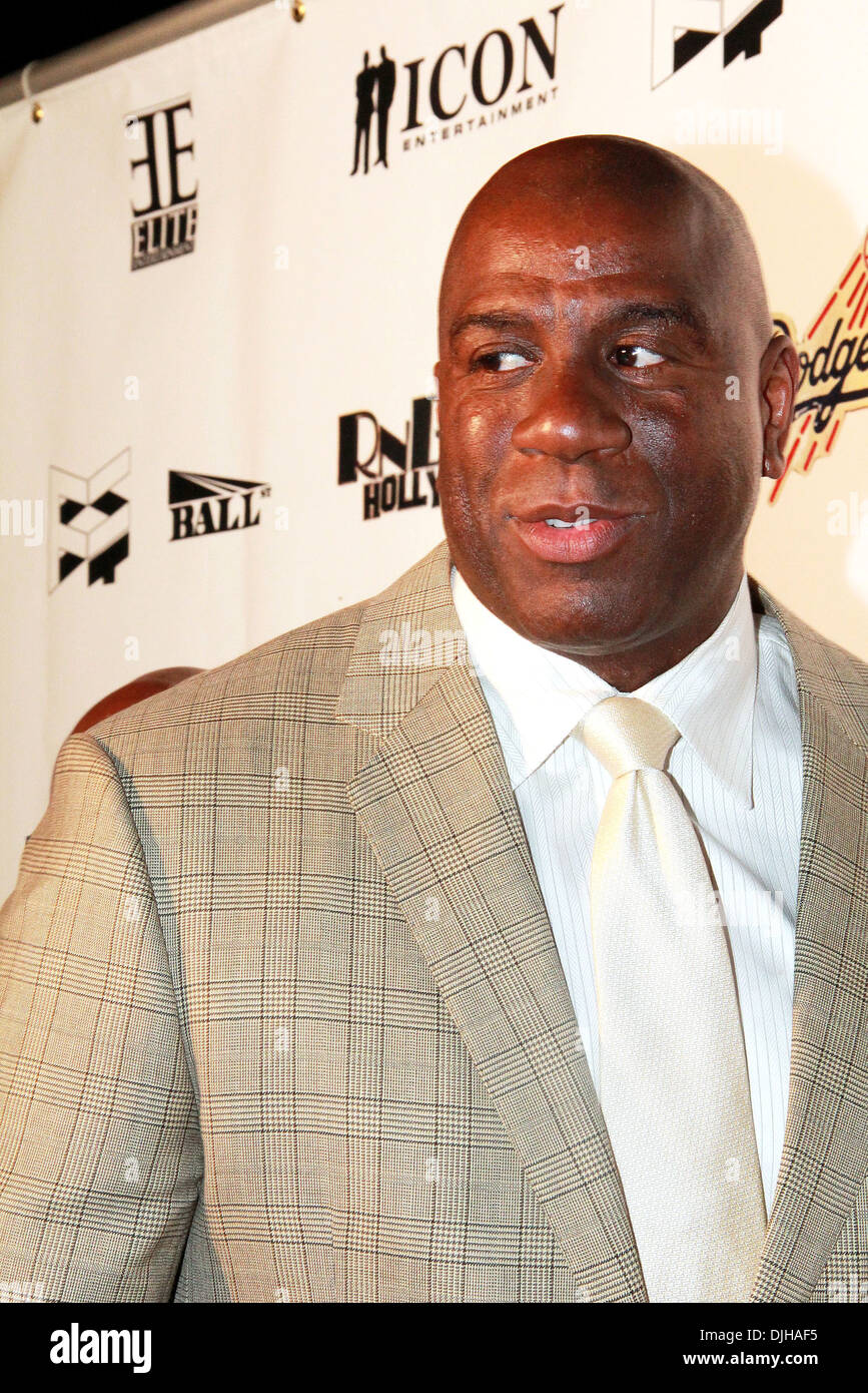 Magic Johnson Celebration of Magic Johnson involvement with LA Dodgers ...