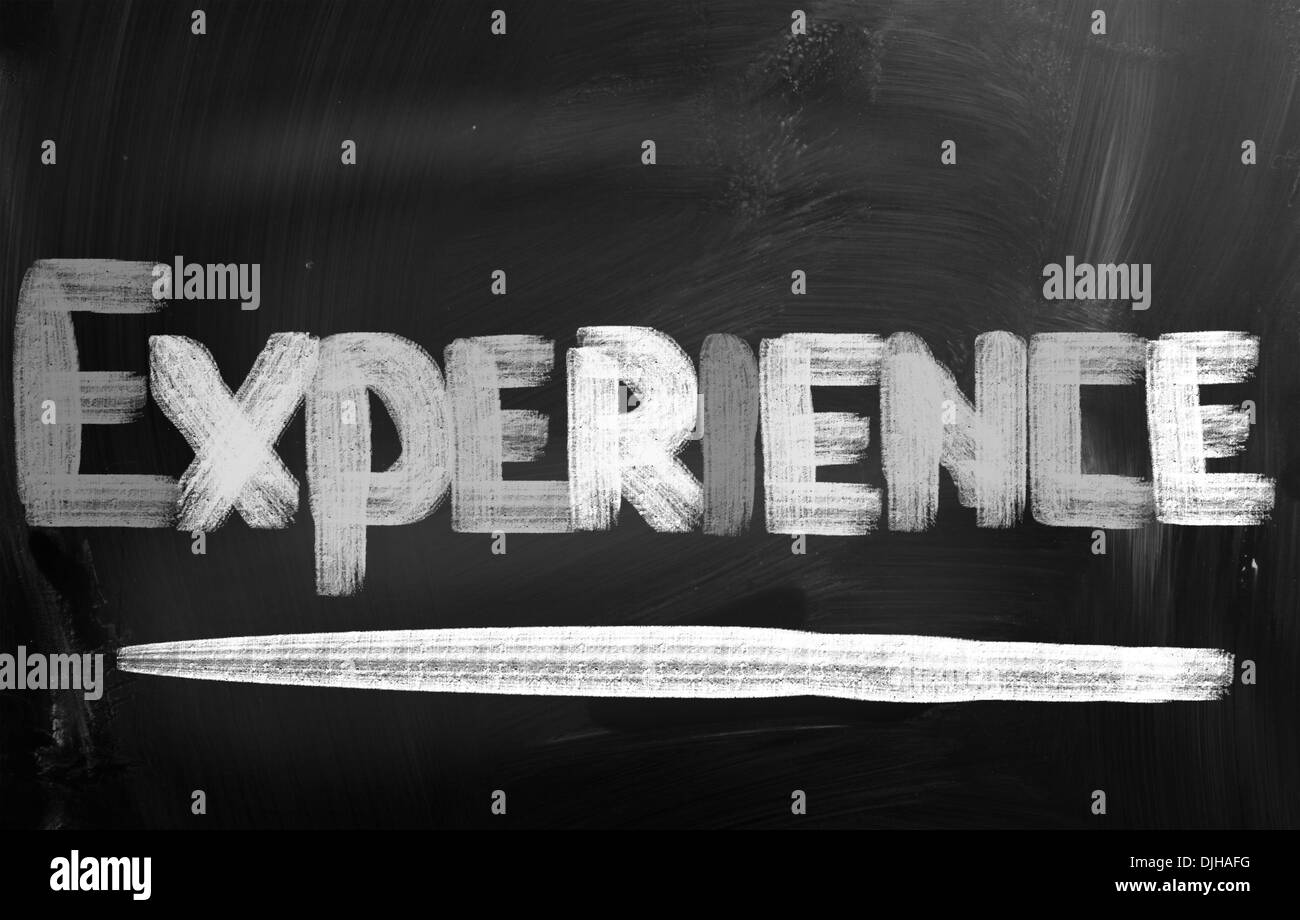 Experience word Black and White Stock Photos & Images - Alamy