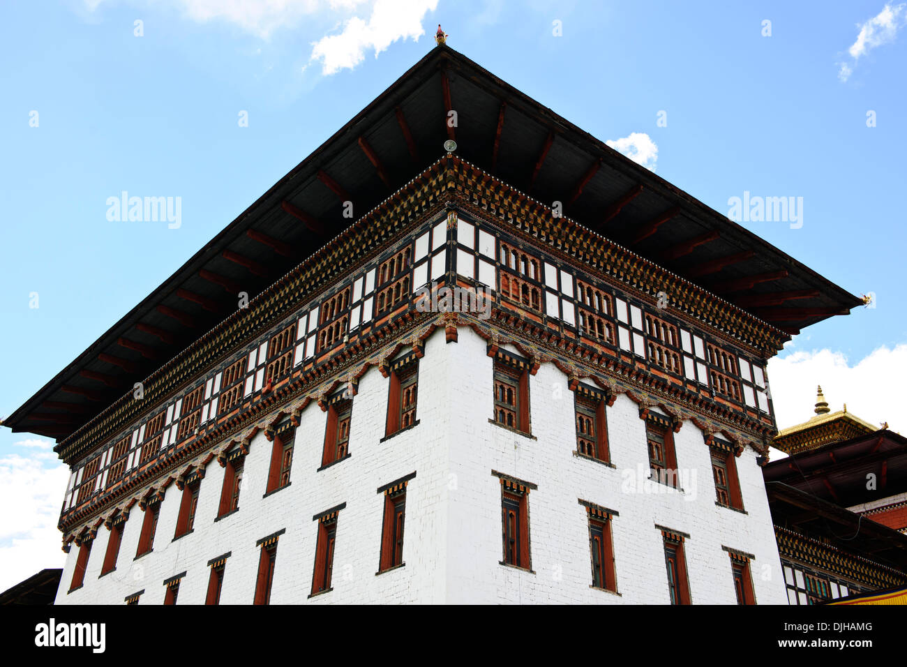 Kings palace dechencholing palace thimphu hi-res stock photography and ...