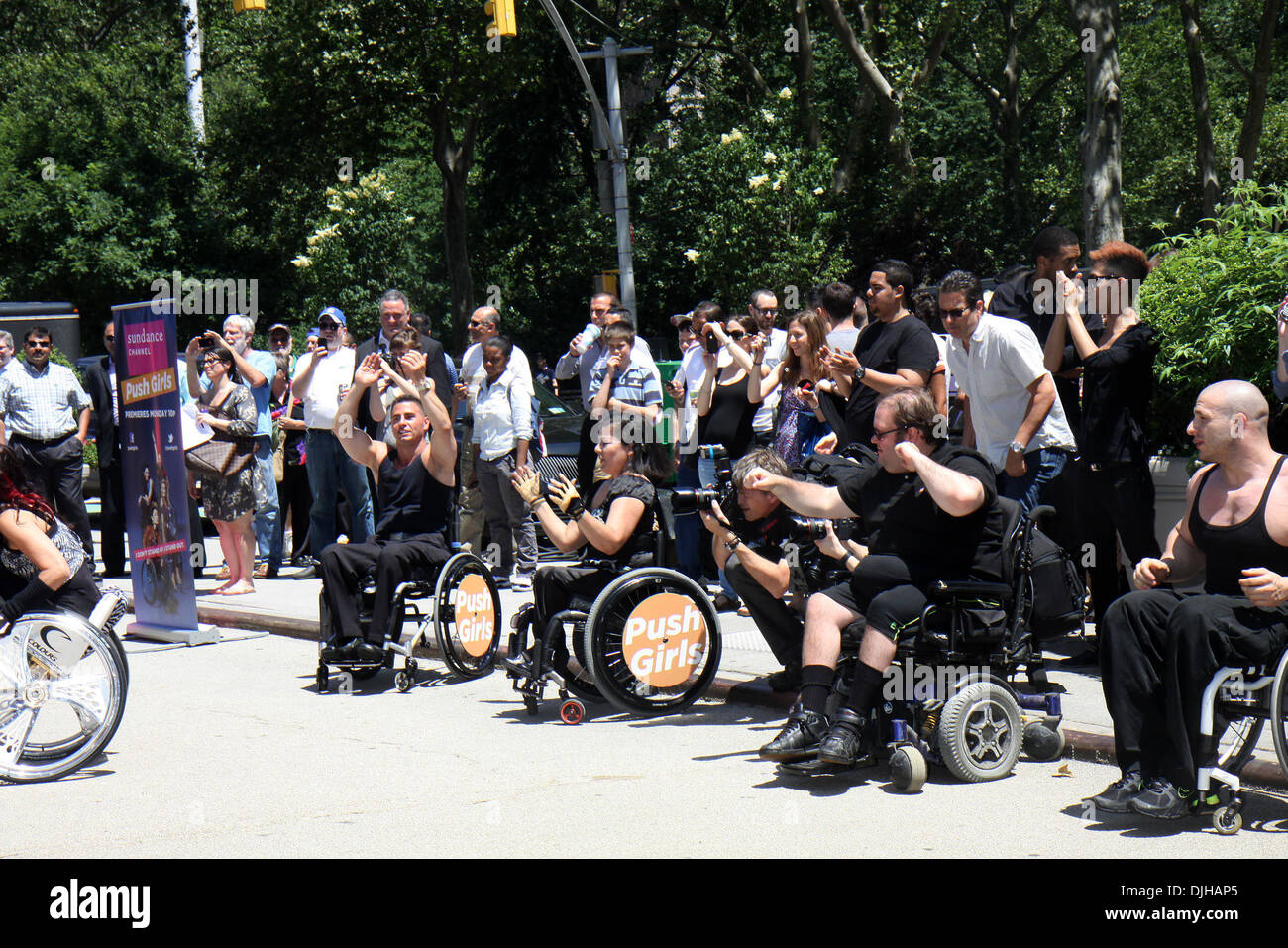 Participants perform at Sundance Channel's 'Push Girls' pop-up event to ...