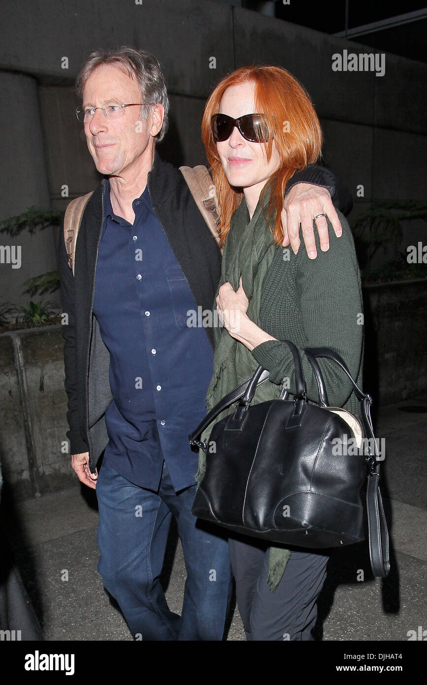 Marcia Cross and husband Tom Mahoney Celebrities seen at LAX airport ...