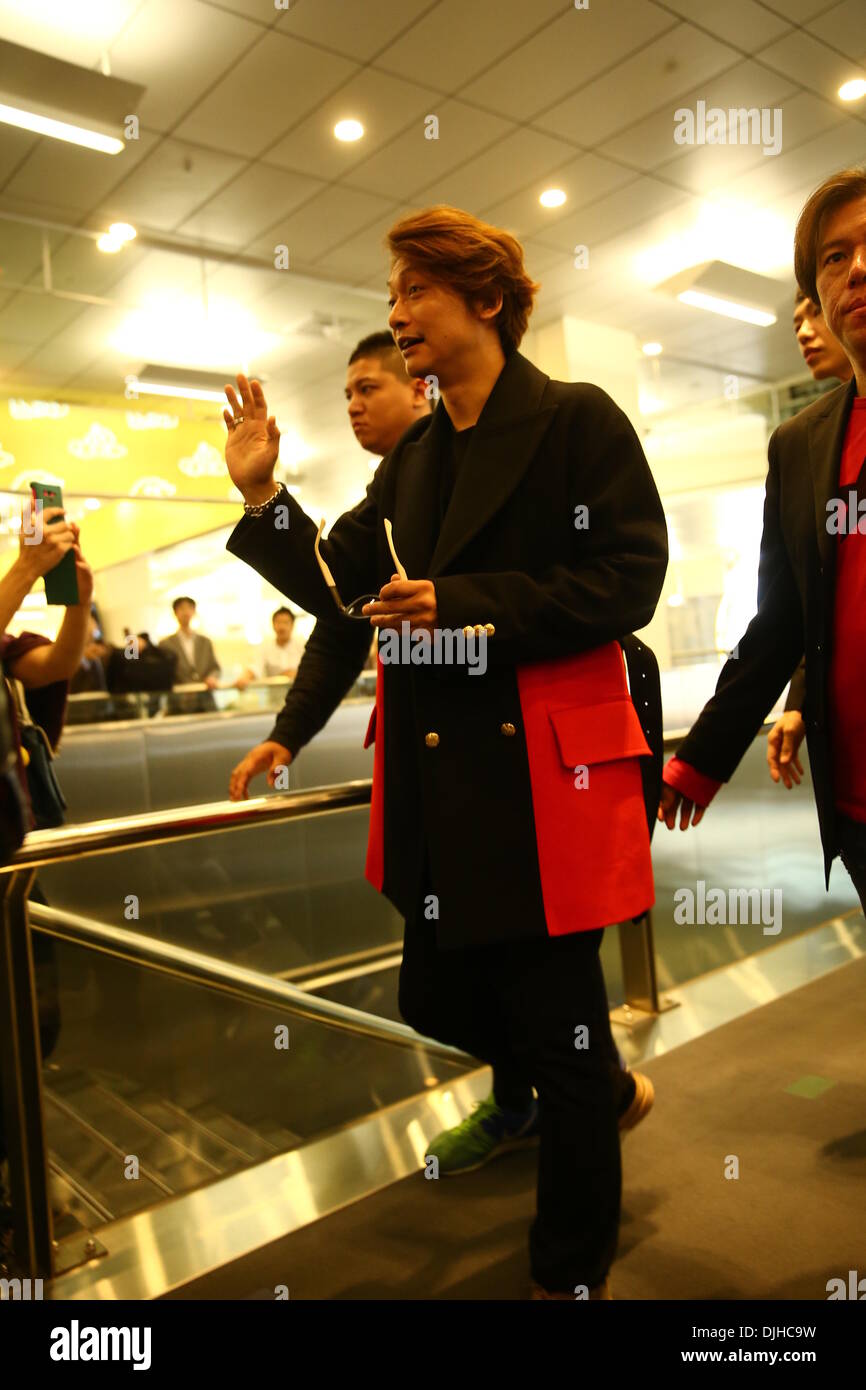 Taipei, Taiwan. 26th Nov, 2013. Japanese star Shingo Katori, member of ...