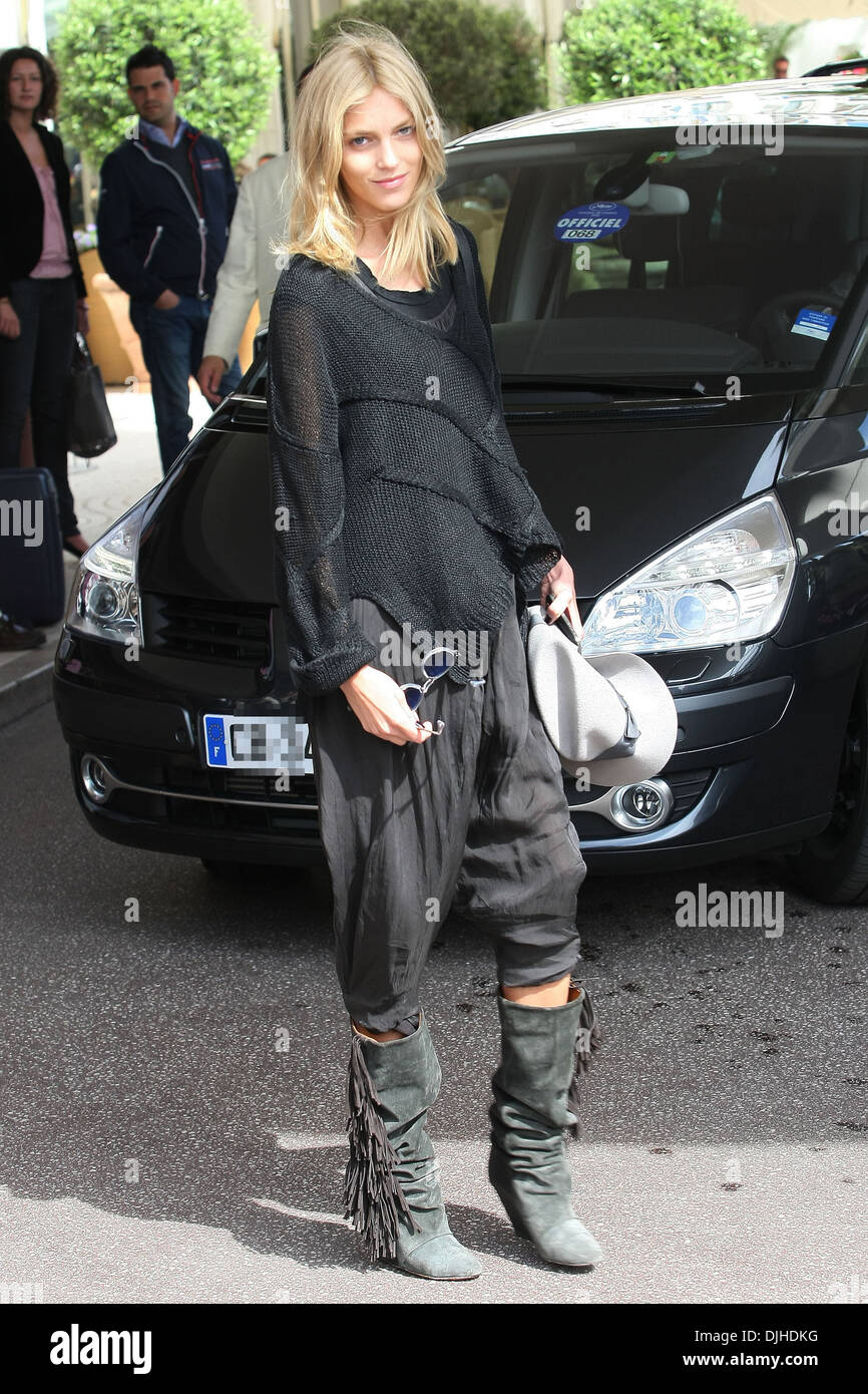 Anja Rubik Celebrities outside Martinez Hotel during 65th Cannes Film ...