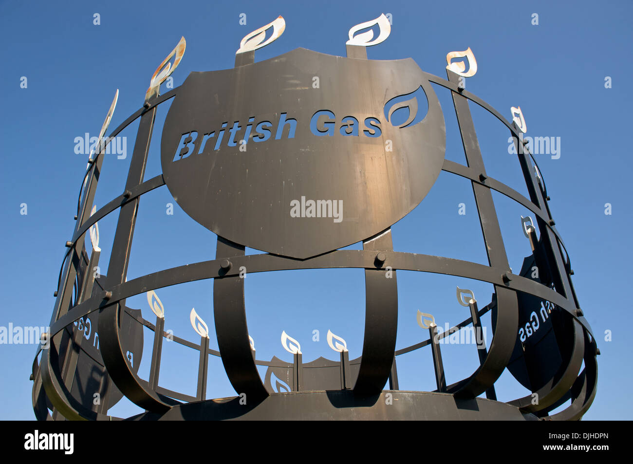 British Gas monument Stock Photo - Alamy